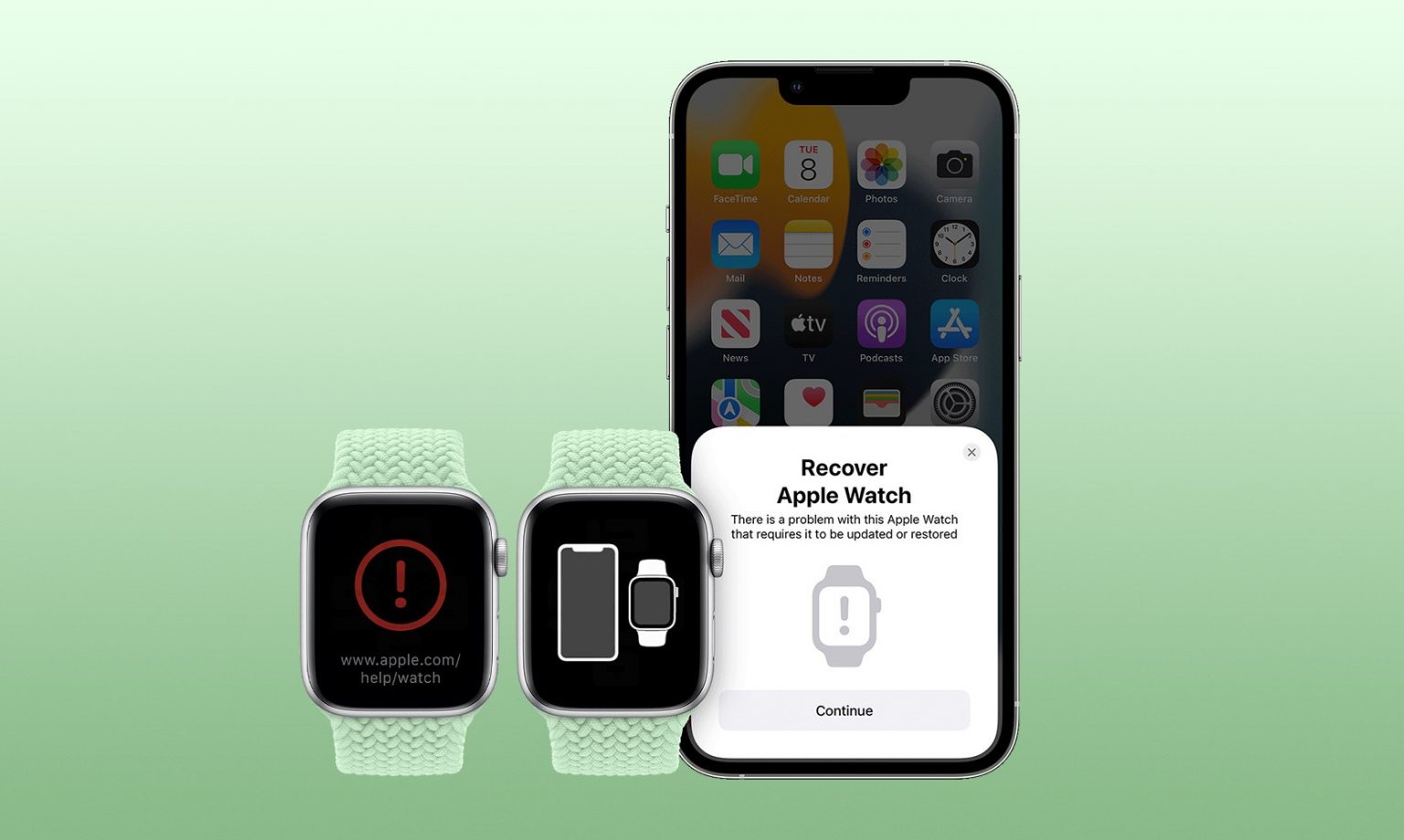 Гайды — Как восстановить прошивку Apple Watch через iPhone?